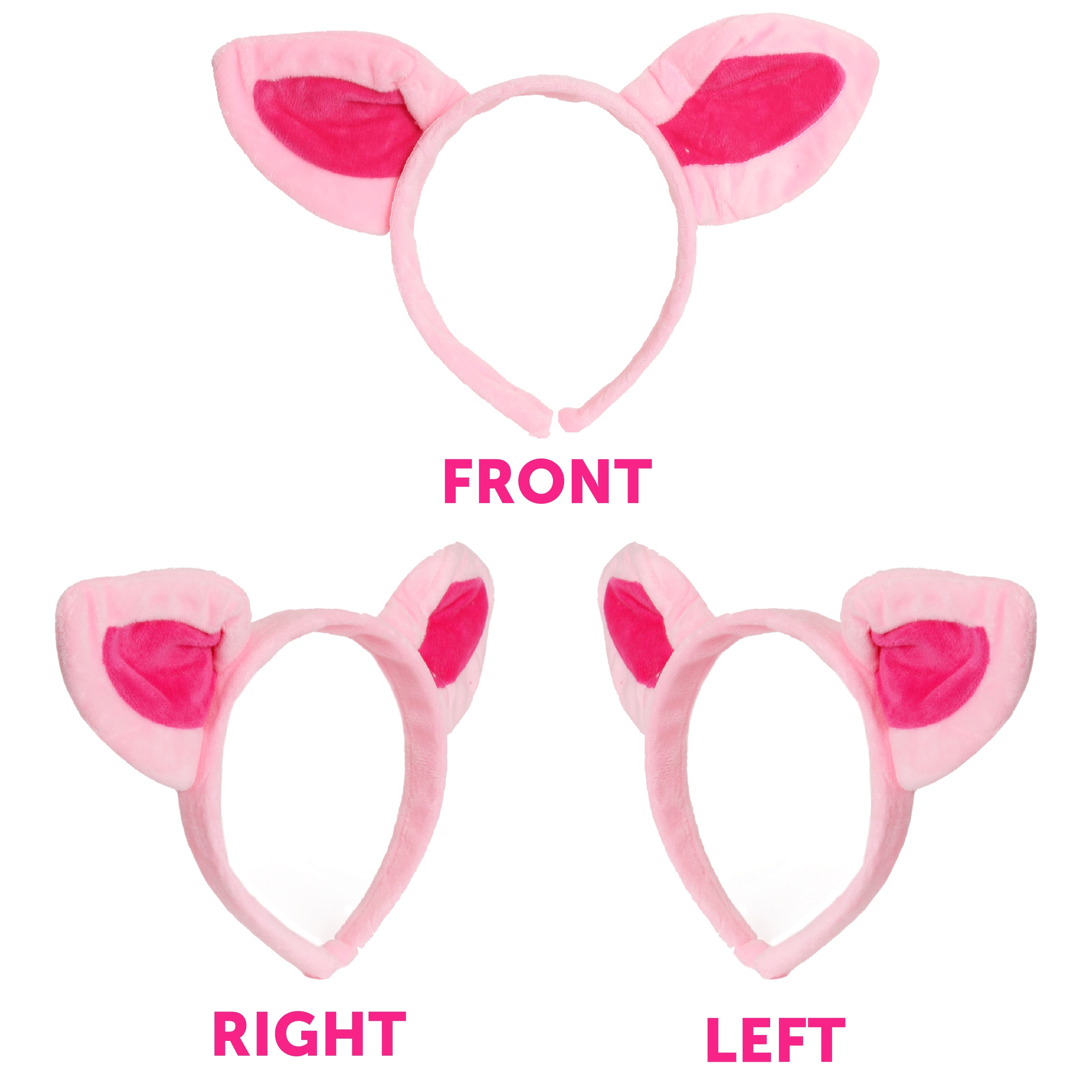 Ladies Olivia Pig Costume | 5 Pcs | Dress, Tights, Ears, Nose & Tail ...