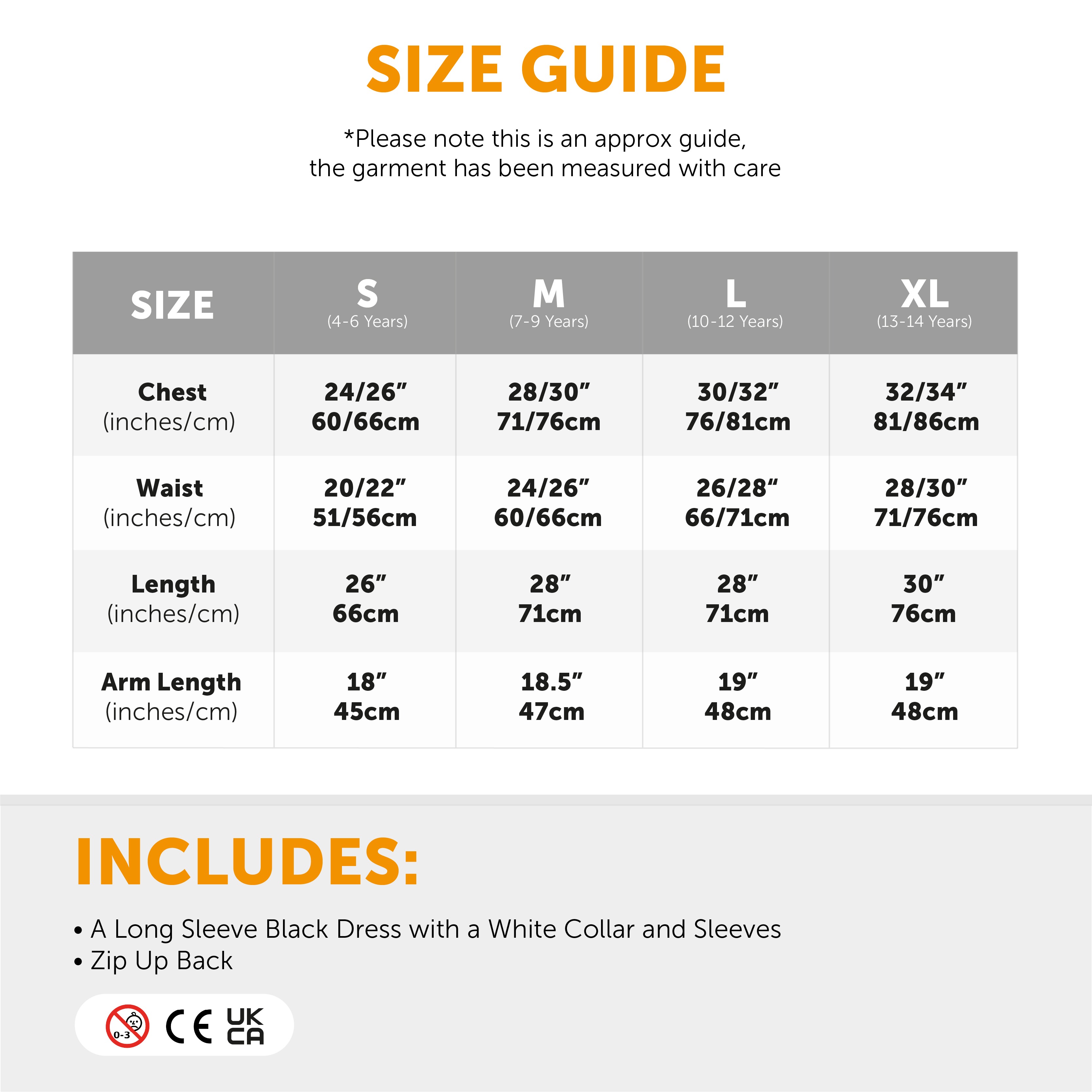 Girls Dani Witch Costume | 4 Pcs | Collared Dress, Broom, Cat Toy ...