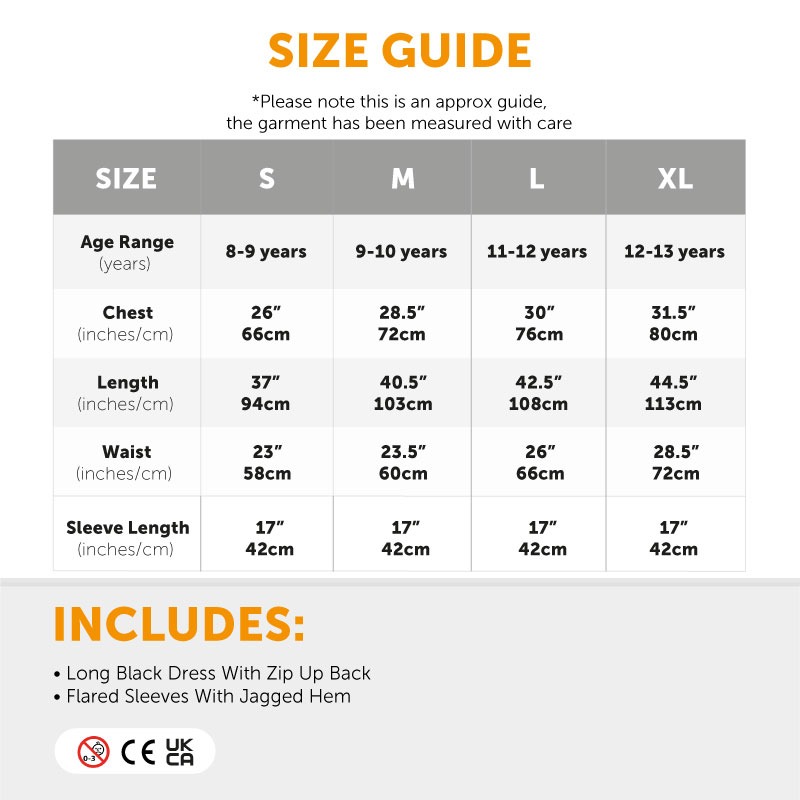 Girls Dani Witch Costume | 5 Pcs | Dress, Broom, Cat Toy, Wig & Hair ...